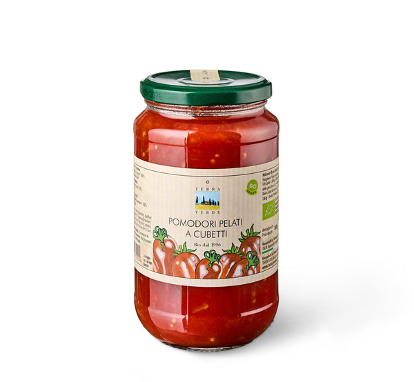 Pomodori Pelati a cubetti BIO 520g - claro